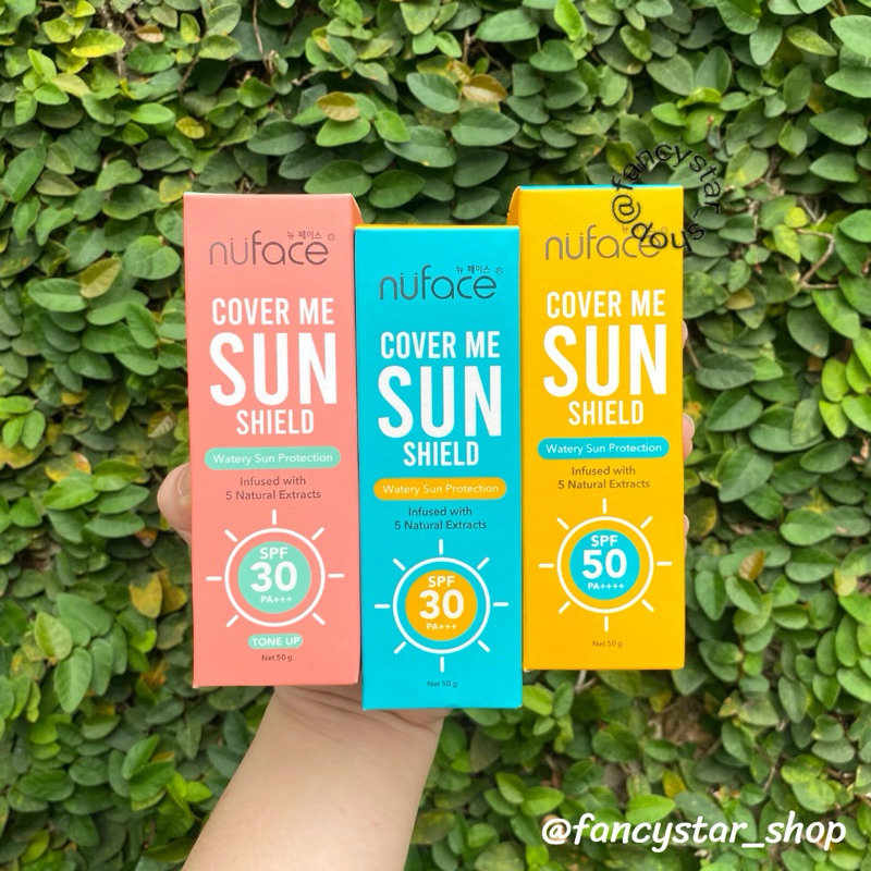 Nuface Cover Me Sun Shield SPF30 PA+++ | Spf50 PA++++++ | Tone Up ...