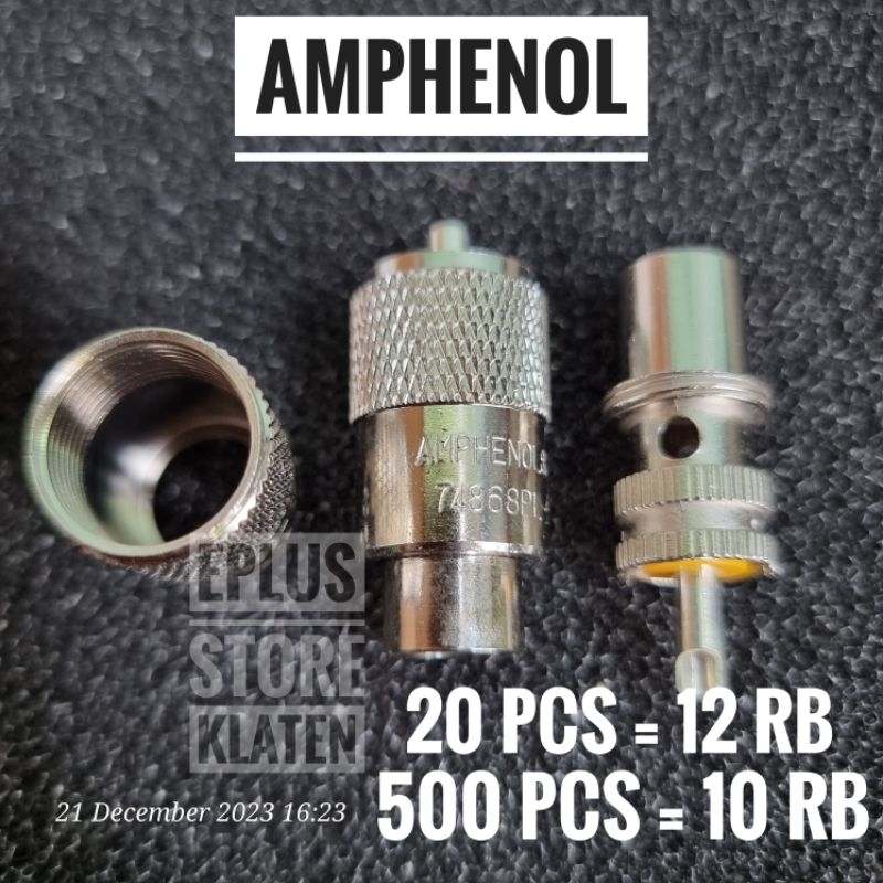 RG8 PL Male Amphenol Connector USA Connector RG 8 - KN046 | Shopee Malaysia