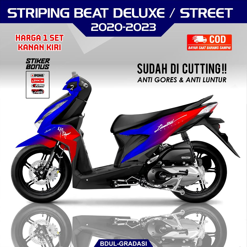 Decal Sticker Beat Street Fullbody Wrapping Beat Deluxe Duluxe Street ...