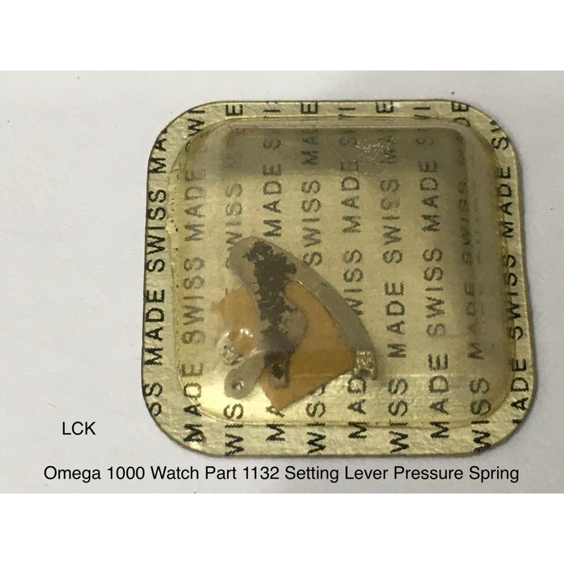 MESIN Omega 1000 Watch Part 1132 Pressure Spring for Set Lever/Omega ...
