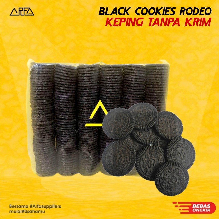 Rodeo Whole Pieces without cream - Serena Black Biscuits 1 kg | Shopee ...