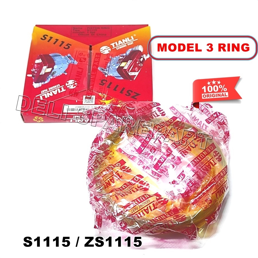 MESIN S1115 Tianli s1115 zs1115 diesel engine piston ring piston ring ...