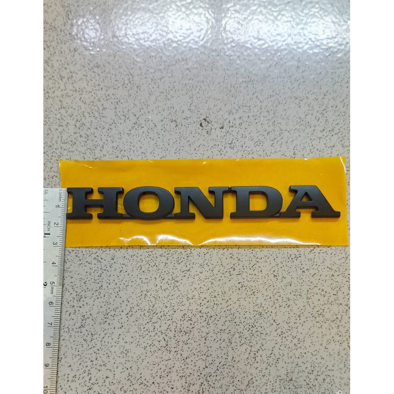 HITAM Original matte black HONDA logo Emblem | Shopee Malaysia