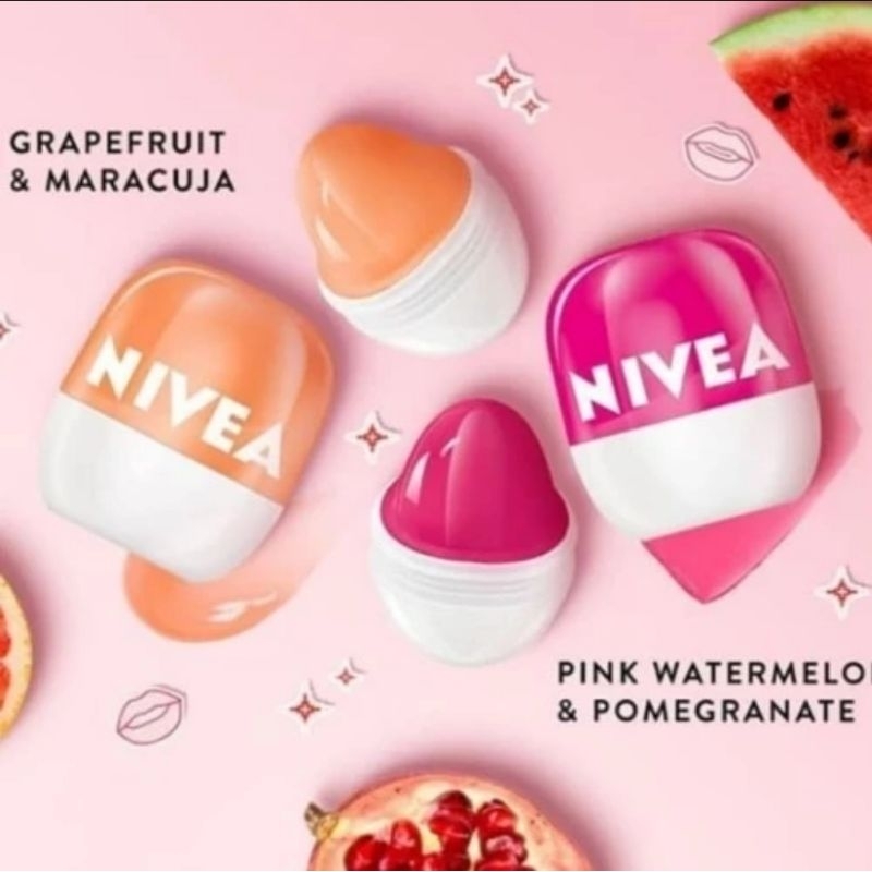 Nivea POP BALL LIPBALM 24H MELT-IN MOISTURE 100% ORIGINAL | Shopee Malaysia