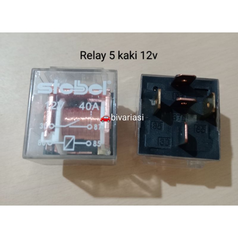Relay 4 feet, 5 feet 12v / relay 4 pin 12v / relay 5 pin 12v | Shopee ...