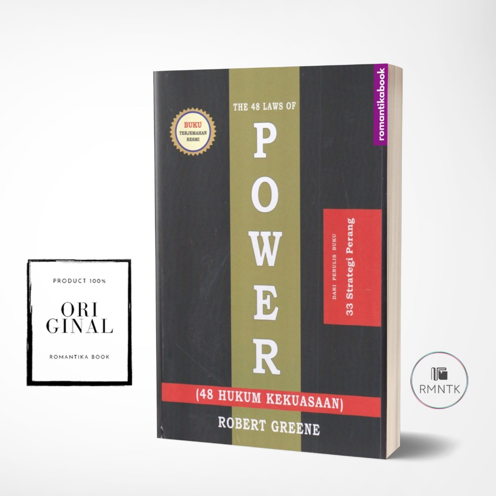 Original - Book The 48 Law of Power: 48 Laws of Power - Robert Greene ...