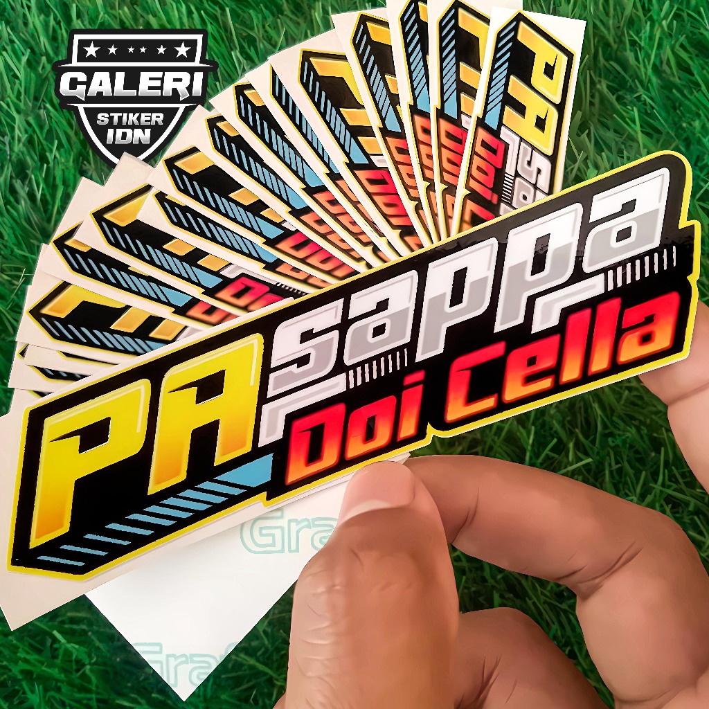 Viral Sticker pasappa doi cella printcut Sticker | Shopee Malaysia