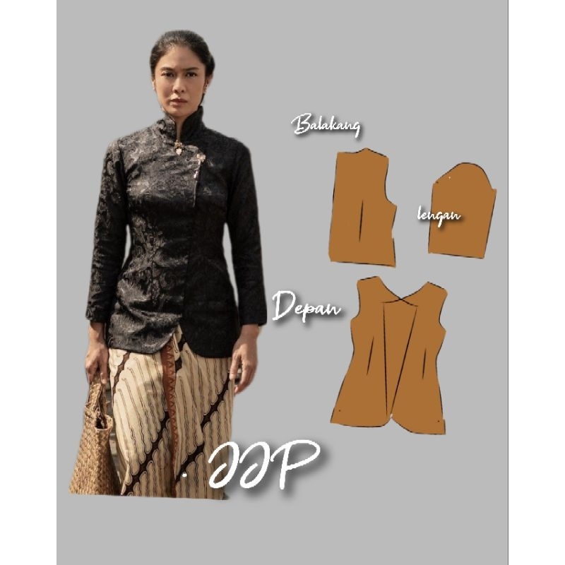 Janggan Kharah Naga kebaya instant pattern | Shopee Malaysia