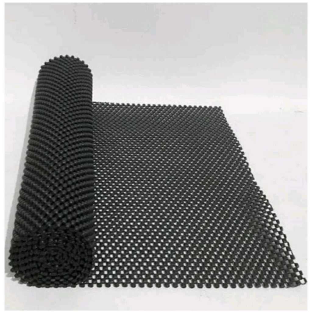 HITAM 1.5 Meter Dashboard Mat Full Black Anti Slip Slip Roll Cover Dash ...