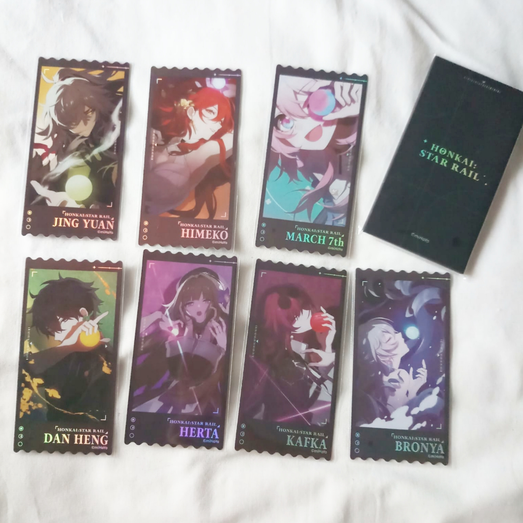HSR Star Rail Holo Card Mihoyo March 7th And Heng Himeko Bronya ...
