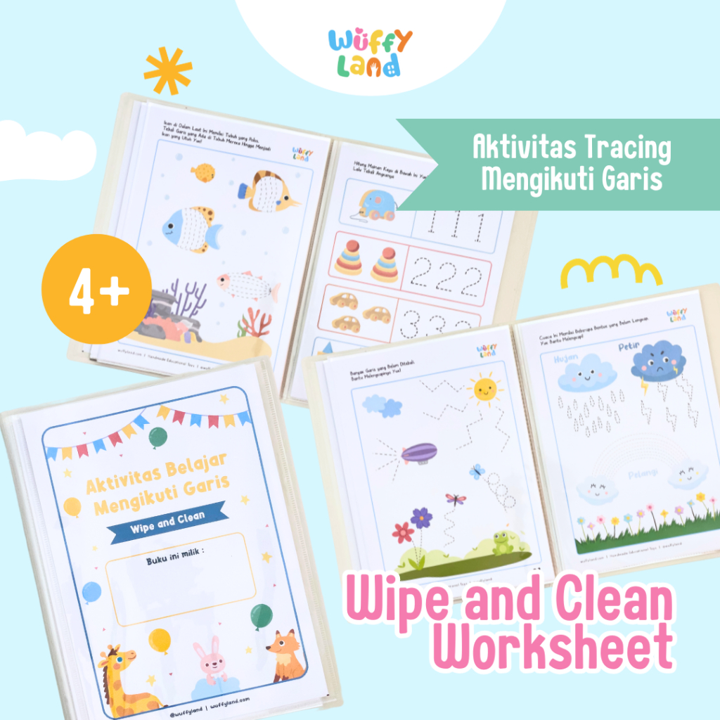 Wipe and Clean Worksheet Tracing Line Free Marker Wipe and Clean Free ...