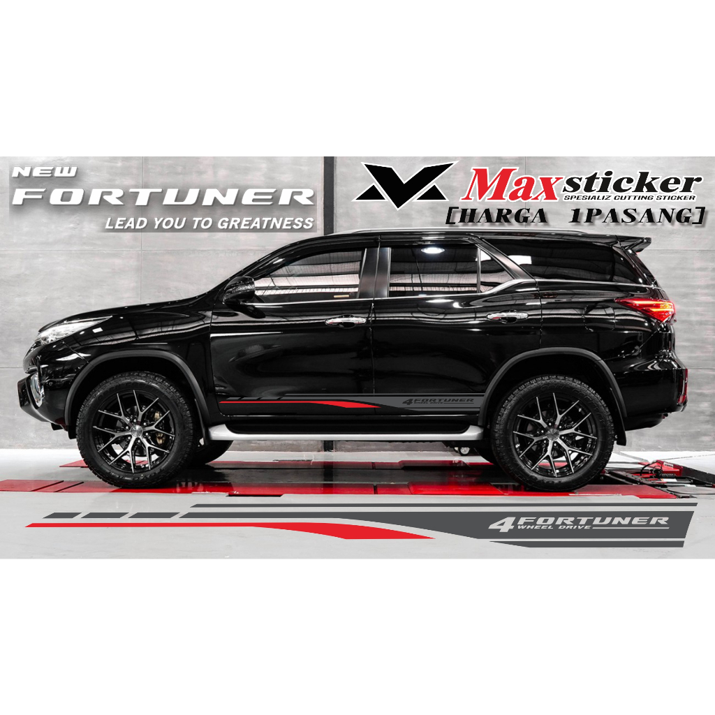 Fortuner CAR body StiCker list cutting fortuner stickers | Shopee Malaysia