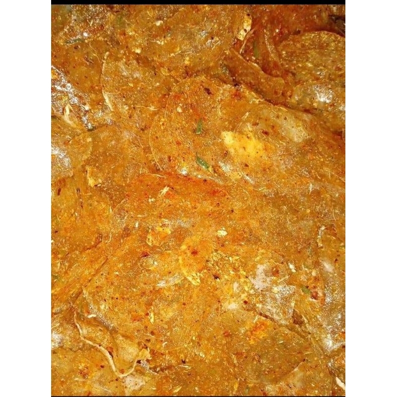Kripca / spicy glass chips with lime leaves / original lime leaves ...