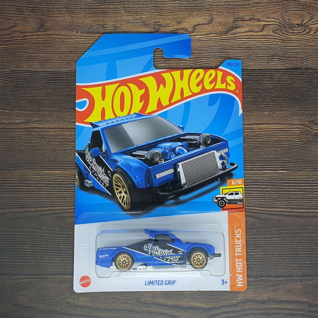 Hot Wheels Limited Grip Blue HW Hot Trucks Black Widow Exhaust ...