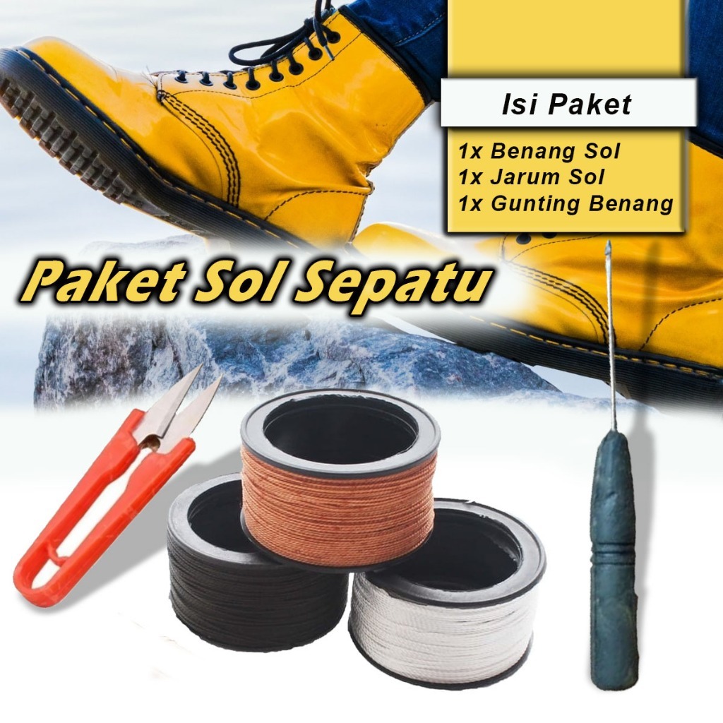 RALALI - Complete Shoe Sole Sewing Tools, Sole Thread, Sole Needle ...