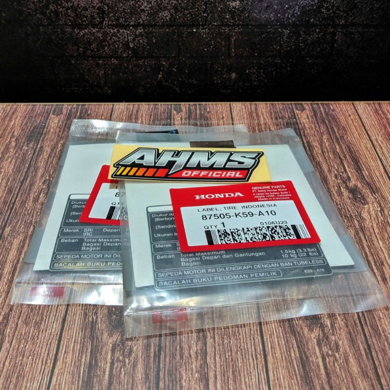Original AHM Tire K59 Label Hugger Airblade Sticker | Shopee Malaysia