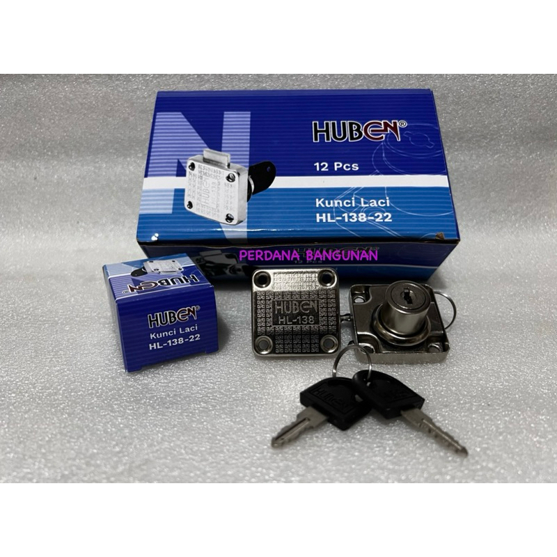 Huben HL 138-22 DRAWER LOCK / HUBEN CLOSET LOCK | Shopee Malaysia