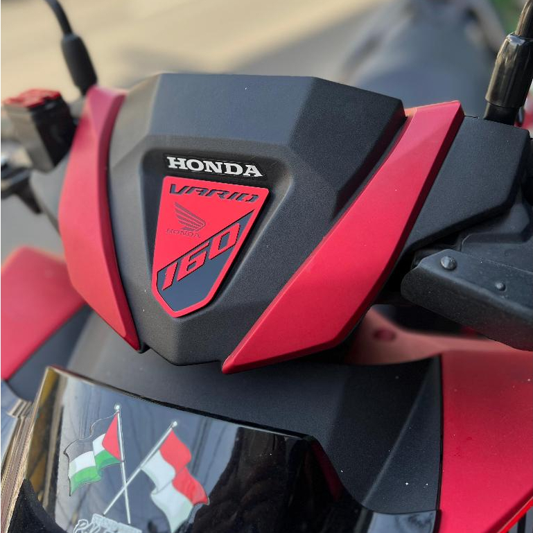 Acrylic Emblem, acrylic sticker, shield, Vario 160 head shell, sticker ...