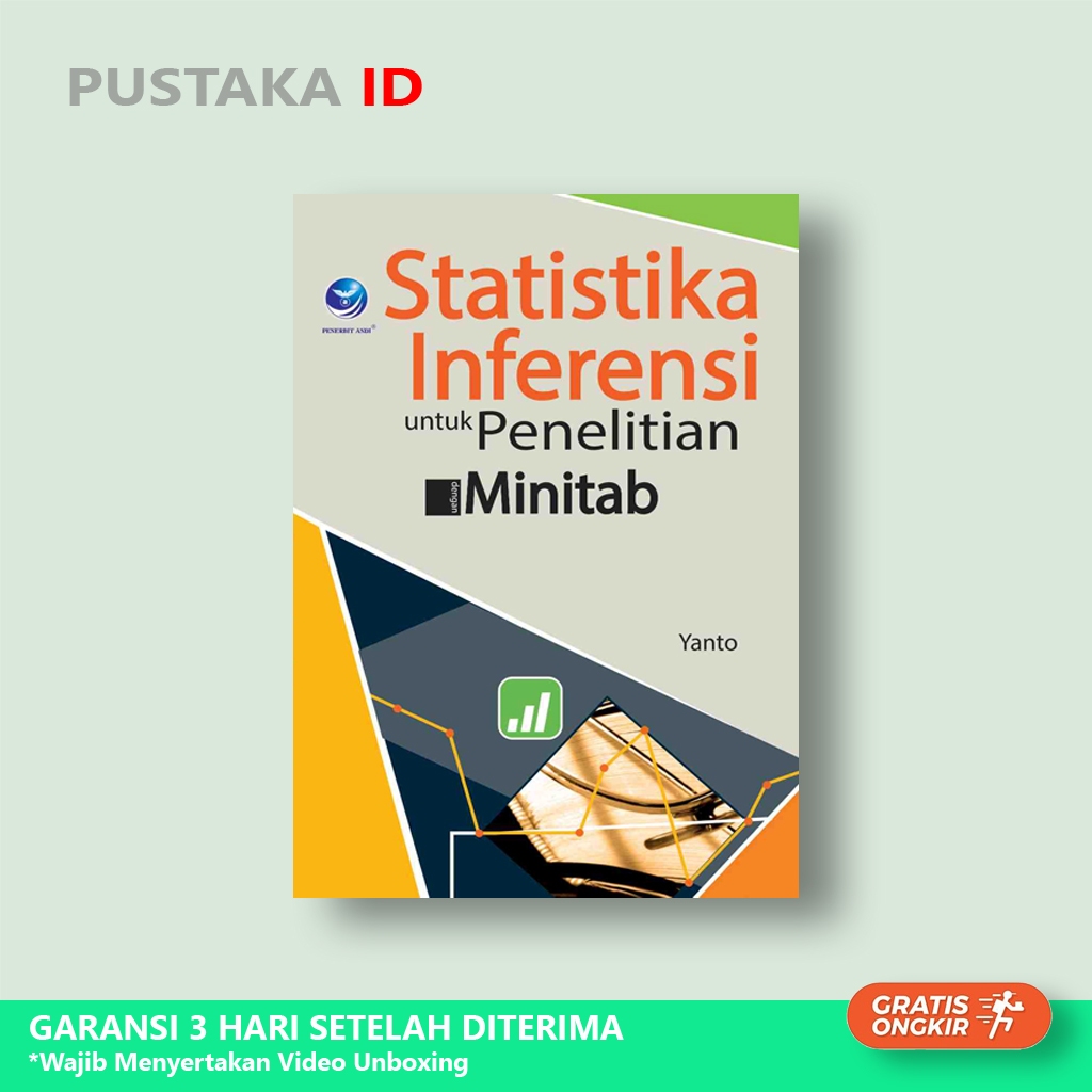 Inference Statistics Book for Research with Minitab - Original | Shopee ...