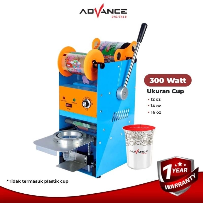 MESIN Advance SEALING MACHINE CUP SELLER SLC100 Glass Lid PRESS MACHINE ...