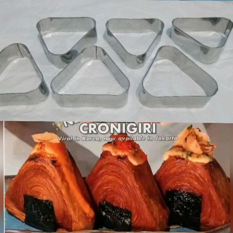 Triangular Cake Mold / Triangular Cronigiri Mold / Triangular Cookie ...