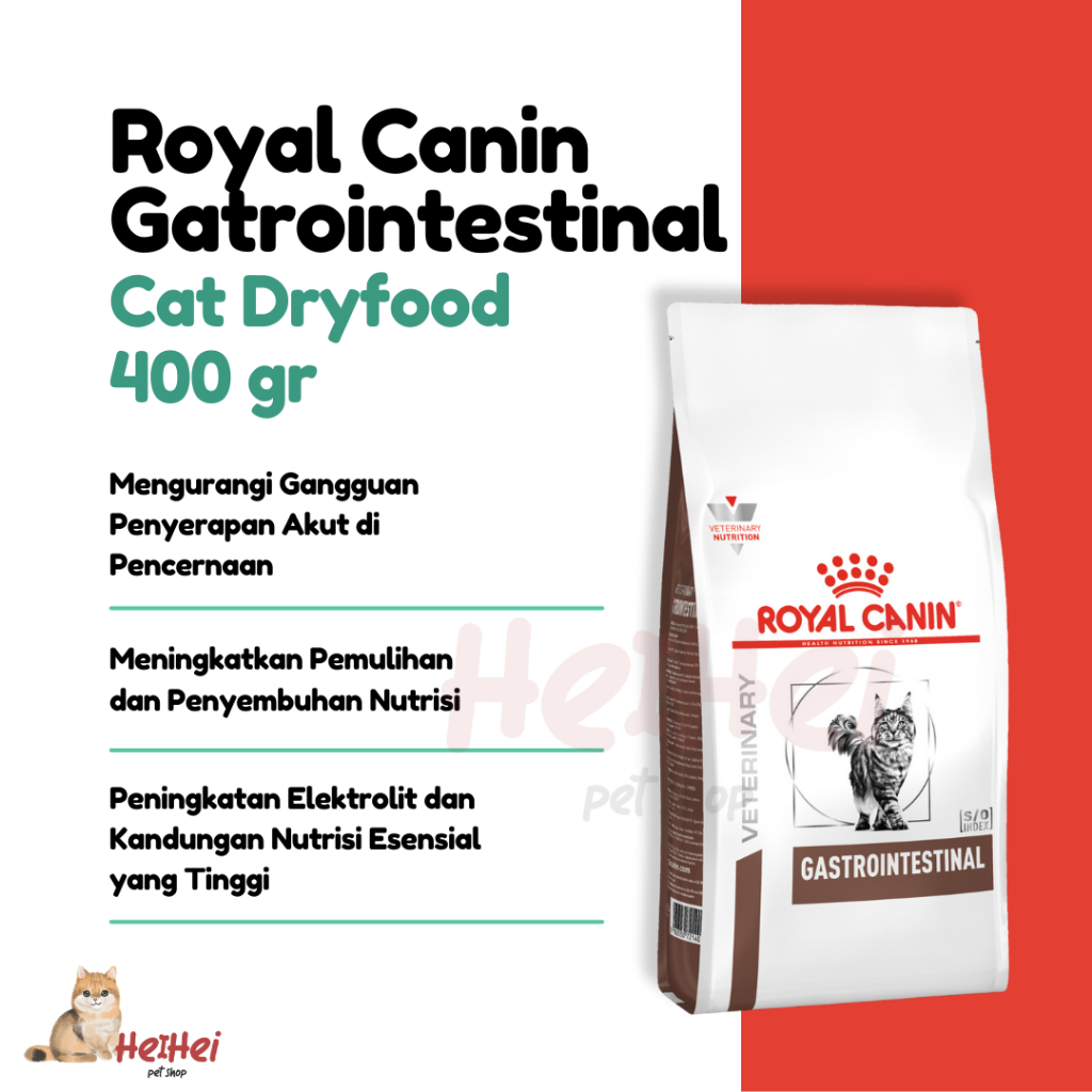 Royal Canin Cat Adult Kitten Dryfood Gastrointestinal 400gr - RC Gastro ...