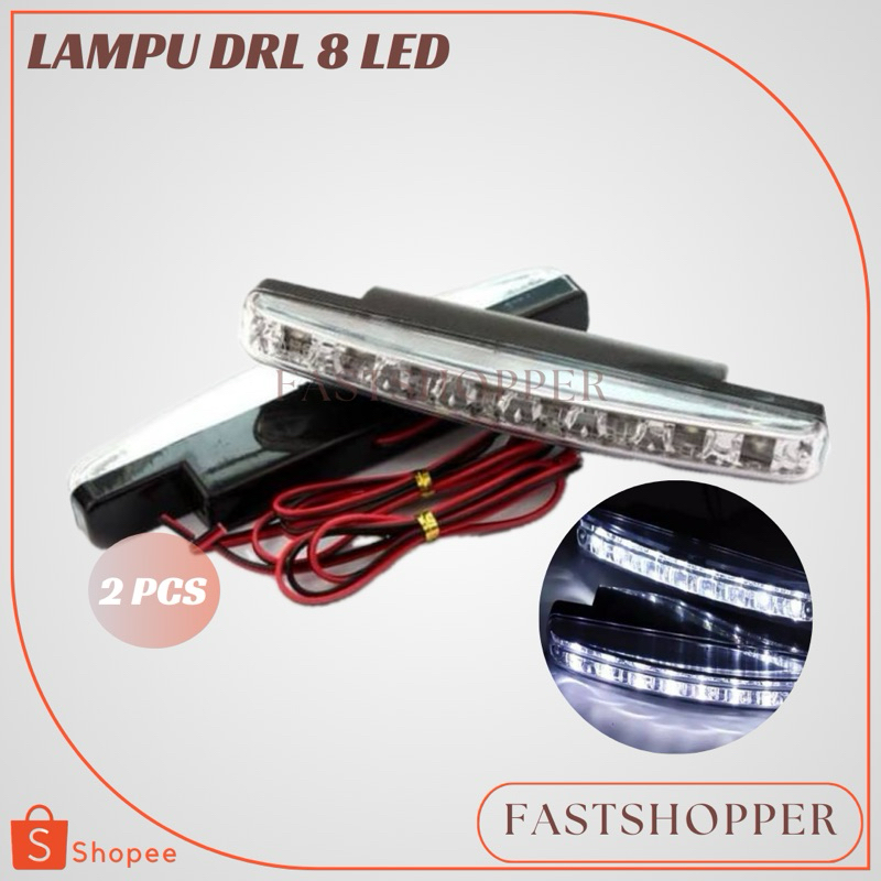 Luxury 8 LED DRL LIGHTS BUMPER DRL LIGHTS - DRL08 | Shopee Malaysia