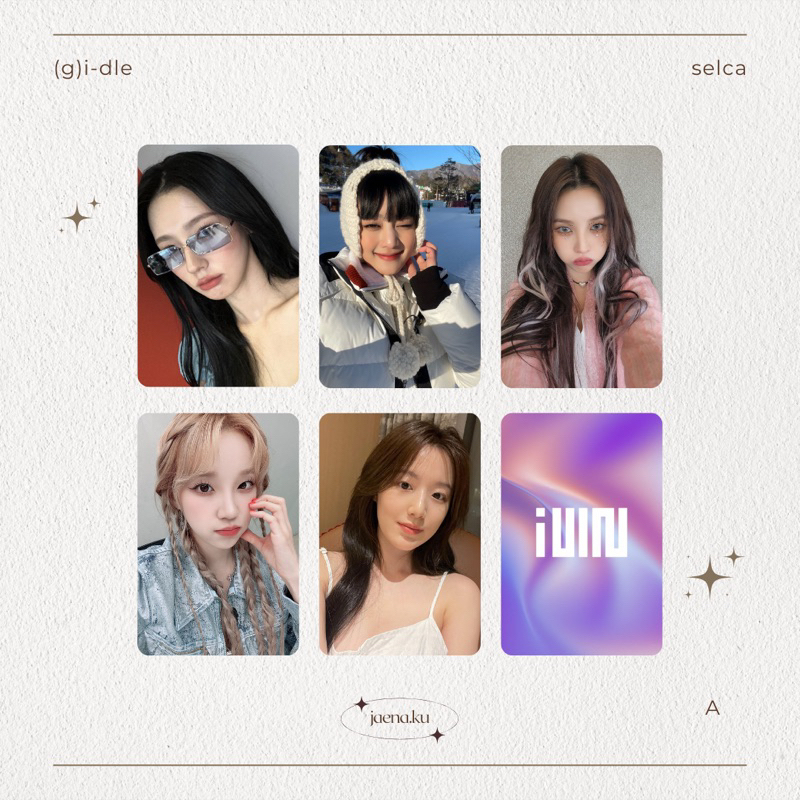 [(G)I-DLE] Miyeon MINNIE SOYEON YUQI SHUHUA UNOFFICIAL SELCA 2nd ...