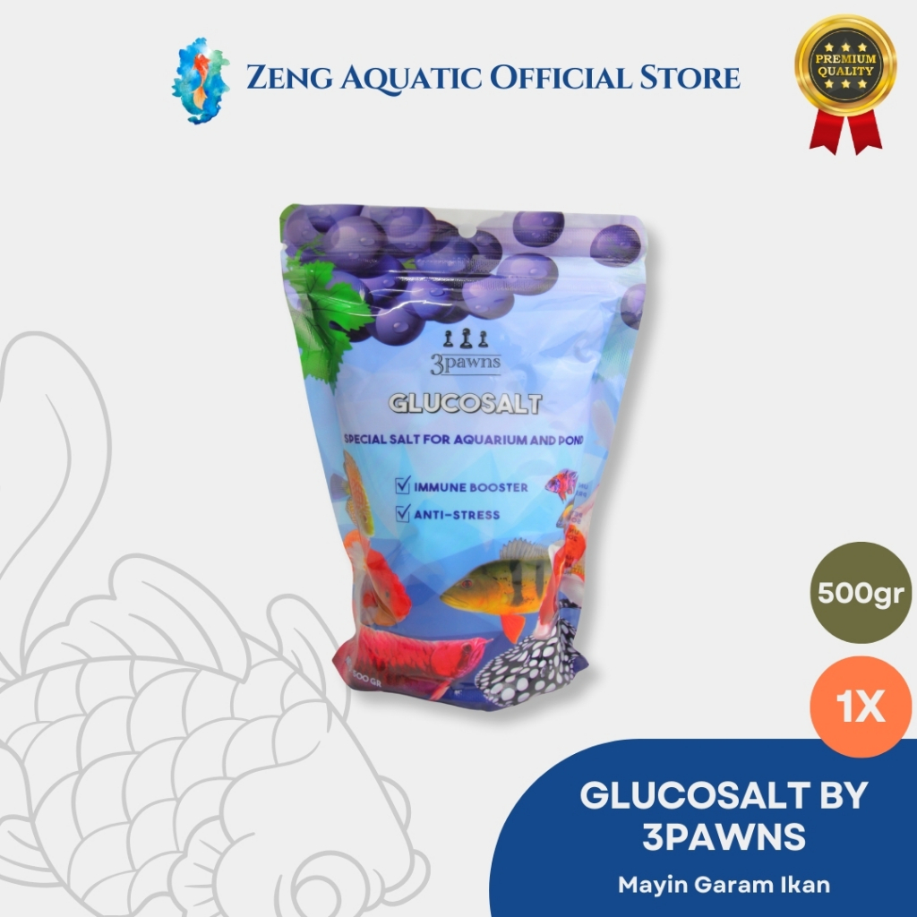 Zeng Aquatic GLUCOSALT 500gr BY 3PAWNS/MAYIN Fish Salt | Shopee Malaysia