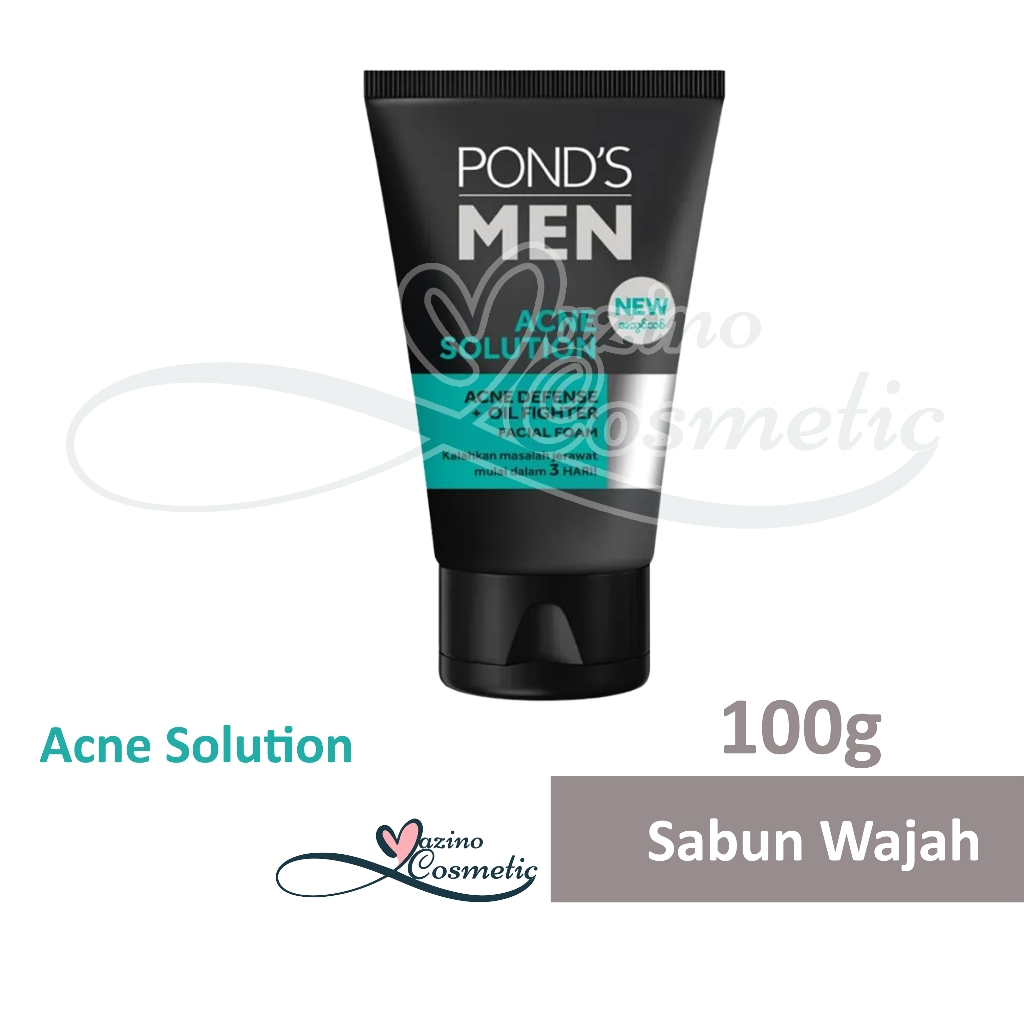 Ponds Men Acne Solution Facial Foam 100g | Shopee Malaysia