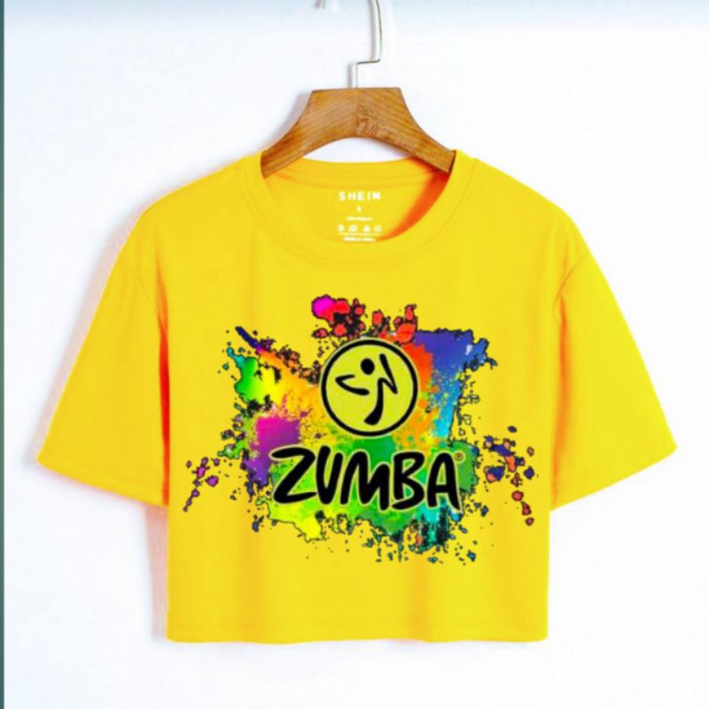 N2-newest YELLOW ZUMBA AND AEROBIC KROPTOP | Shopee Malaysia