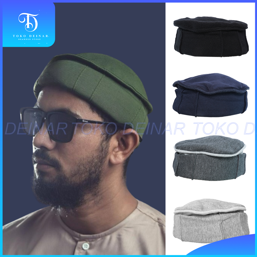HITAM PUTIH Peci AFGHANISTAN Kopiah Prayer Hajj Santri Islamic Boarding ...