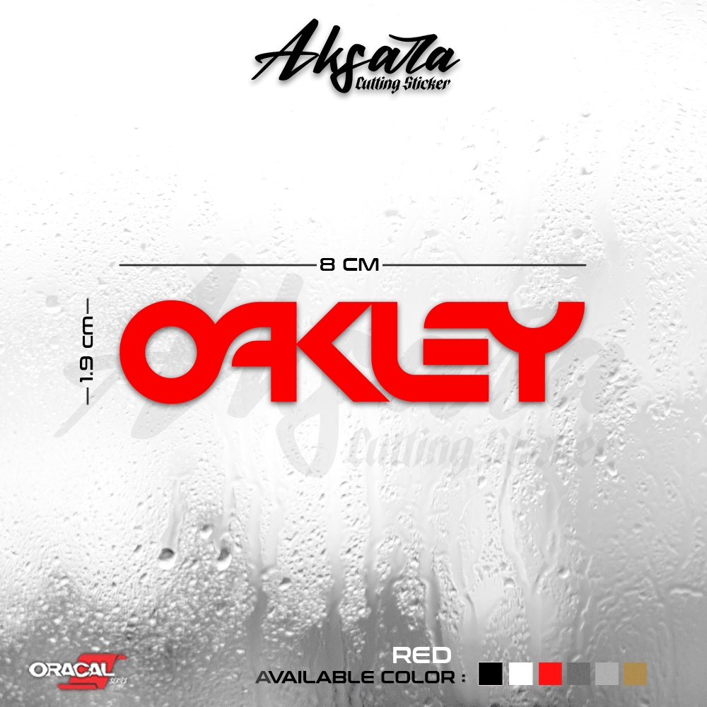 Oakley Logo Cutting Sticker | Cutting Sticker OAKLEY Logo | Shopee Malaysia