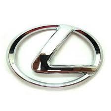 Lexus Emblem Size 12cm for Grand Max Chrome Logo for GrandMax Cars ...