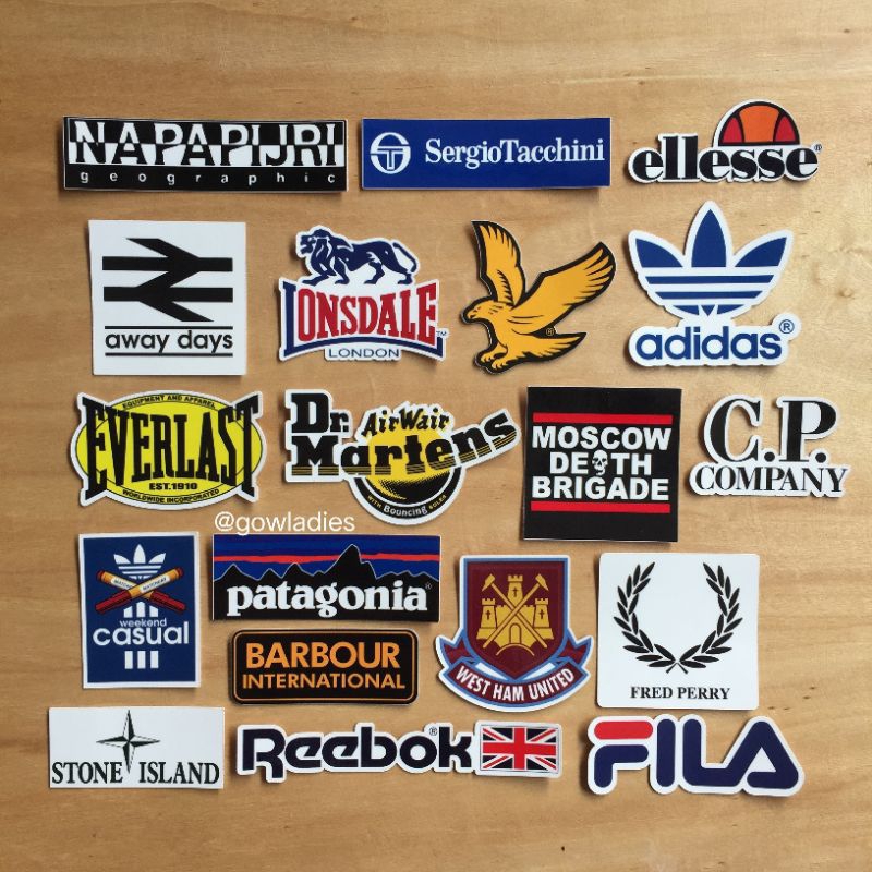 Aesthetic Brand Casual Football Hooligan Sticker | Shopee Malaysia
