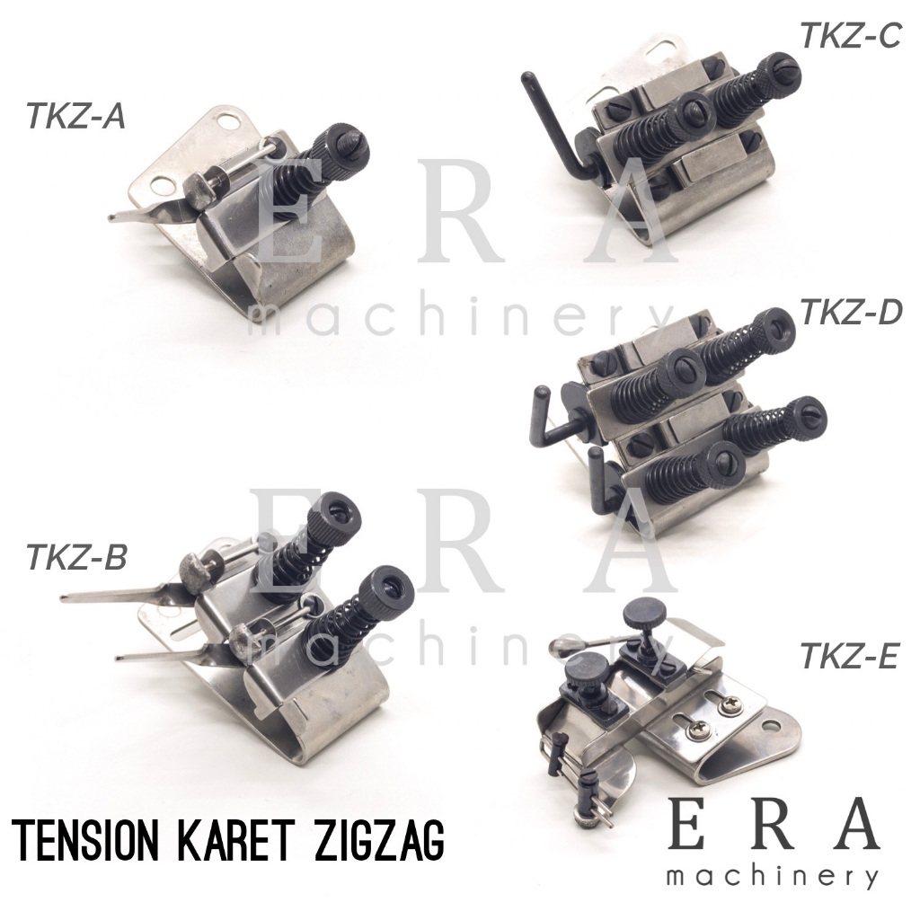 MESIN Zigzag Rubber Tension / Regulator Elastic Device Zig Zag Sewing ...