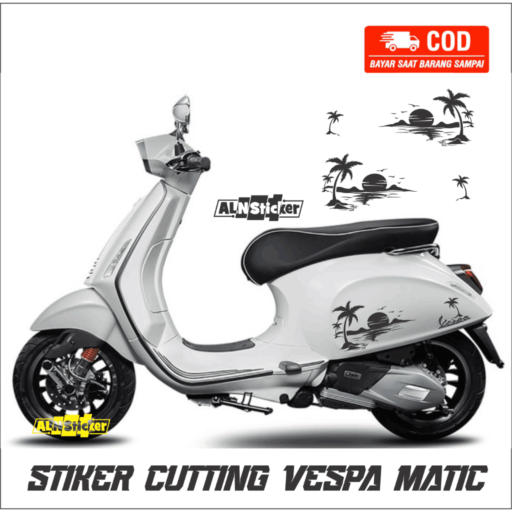 Cutting Stickers For vespa Motorcycles/Cool custom striping For vespa ...