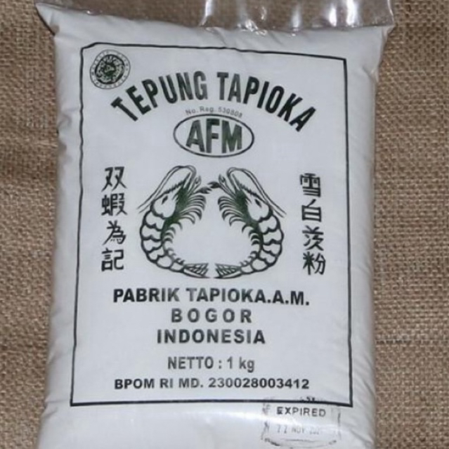 Sago Shrimp/Tapioca AFM Flour 1kg Pack | Shopee Malaysia