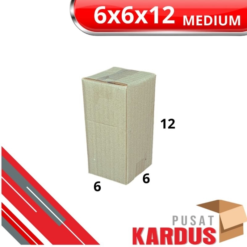 Packing Box 6x6x12/cosmetic cardboard/murah cardboard/onlineshopee Box ...