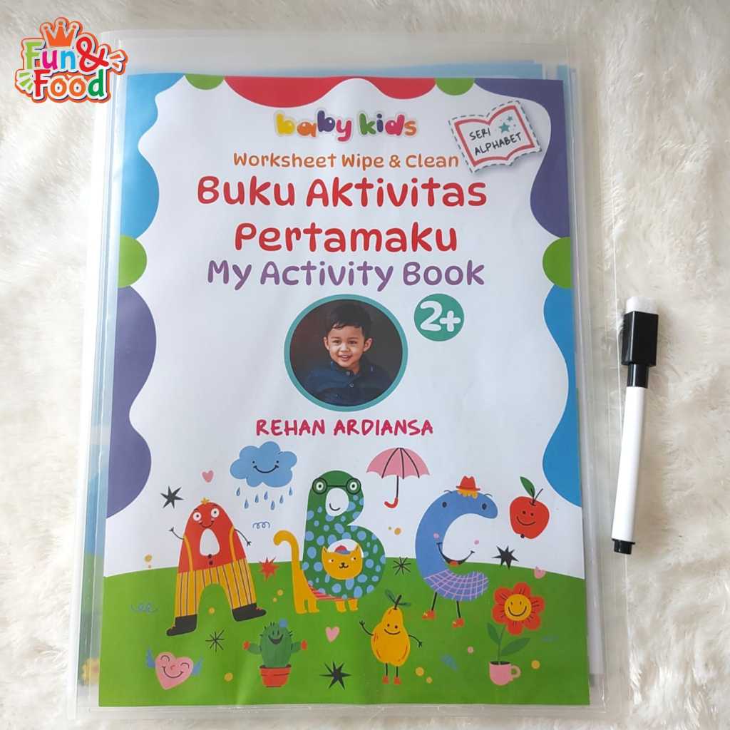 Free Custom Name & Photo Educational Toys My First Activity Book Series ...