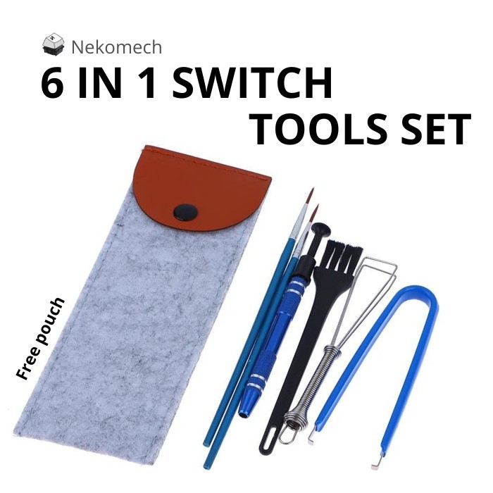Lubing Tools Package 6 in 1 Multifunction Lube For Mechanical Keyboard ...