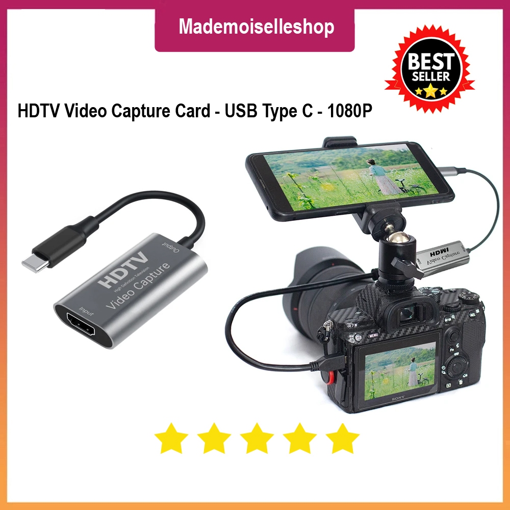 HDTV HDMI Video Capture Card 1080P Type C - Smartphone Adapter As ...