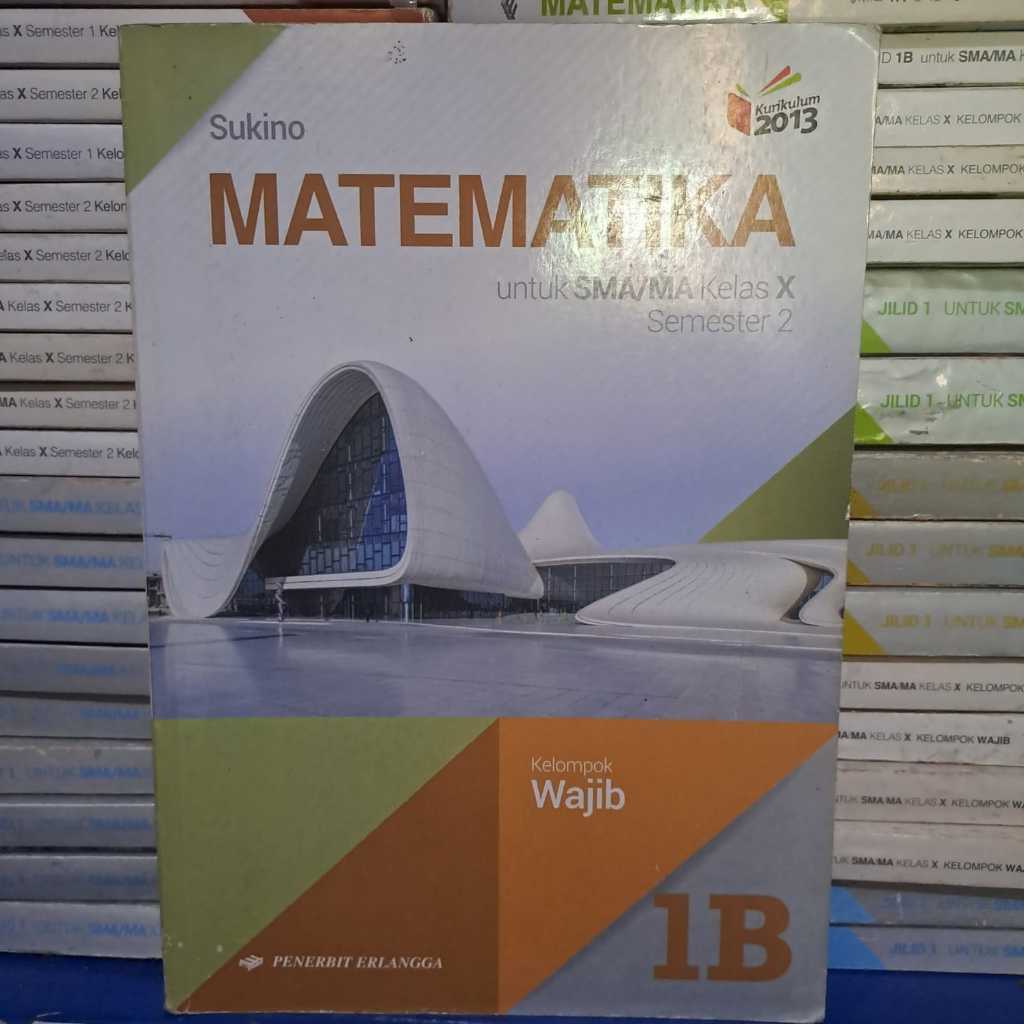 ERLANGGA USED BOOKS - MATHEMATICS CLASS 1B SMA K13 REVISION | Shopee ...