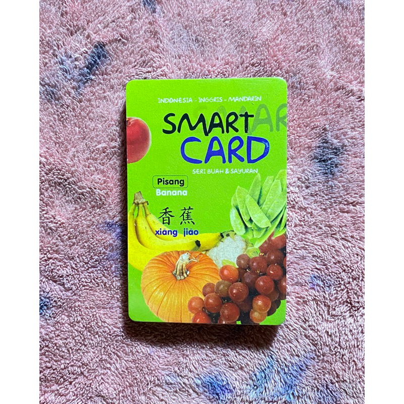 [ORIGINAL] Gramedia : Smart Card Trilingual Fruit and Vegetable Series ...
