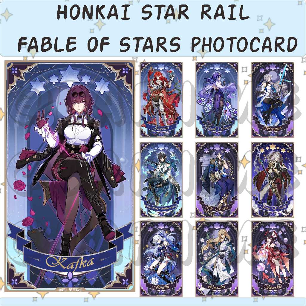 Honkai STAR RAIL FABLE OF STARS EDITION PHOTOCARD ANIME | Shopee Malaysia