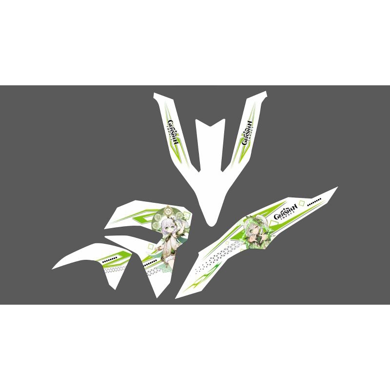 Striping STICKER TRANSPARENT VARIO NEW 125 GEN 2 GENSHIN IMPACT NAHIDA ...