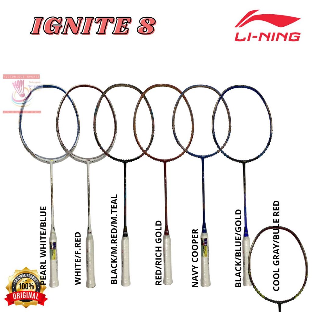 LINING IGNITE 8 ORIGINAL BADMINTON RACKETS | Shopee Malaysia