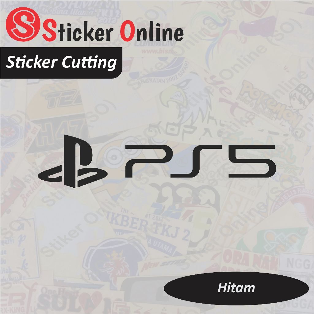 Ps5 Game Logo Sticker | Sticker Cutting Playstation 5 Motorcycle Car ...