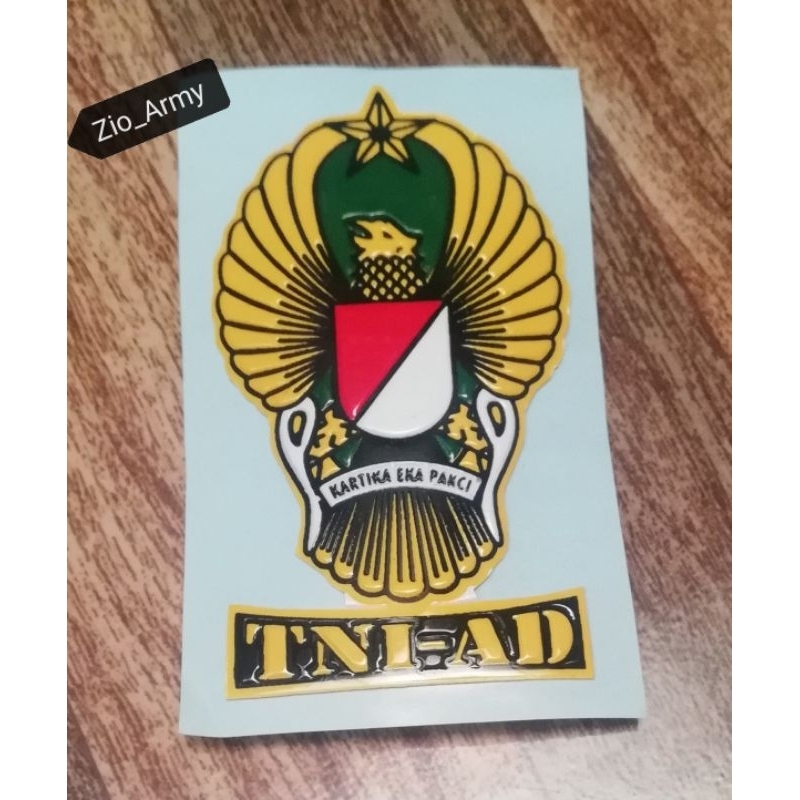 Embossed TNI AD Ekapaksi Logo Sticker | Shopee Malaysia
