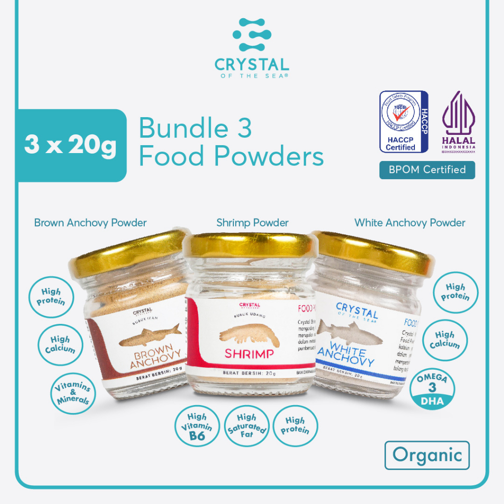 Crystal Food Powder Bundle 3 20g | Shopee Malaysia